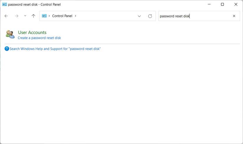 How to Create and Use a Password Reset Disk in Windows 10 & 11