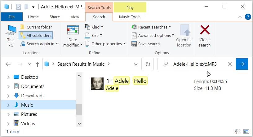 6 Ways to Search for Music and Other Audio Files on Windows