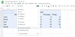 How To Create A Heat Map In Google Sheets
