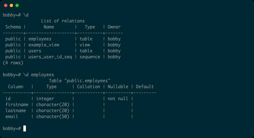 How to Work With a PostgreSQL Database Using psql Commands