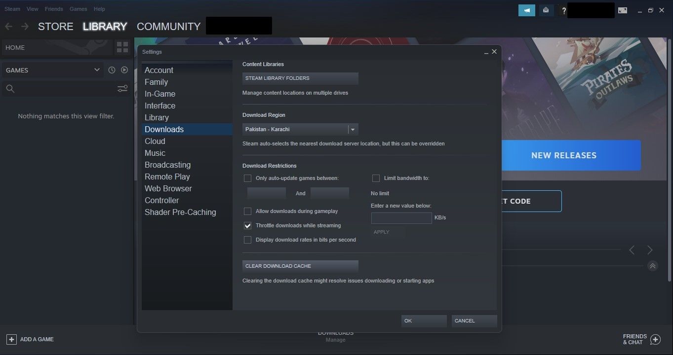 How to Fix a Slow Download Speed on Steam for Windows