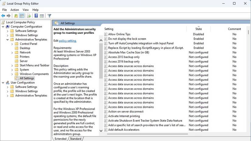 How to Repair a Corrupted Local Group Policy in Windows 11
