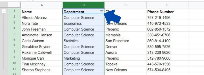How to Copy and Paste Only Visible Cells in Google Sheets