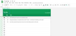 How To Create A Custom To Do List In Google Sheets