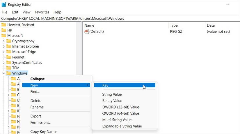 How to Restore a Missing Background Apps Permission Option in Windows 11
