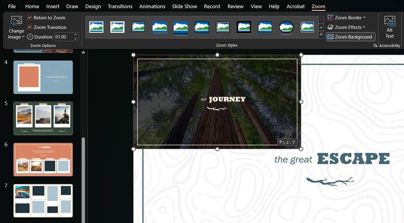 How to Use the Zoom Effect in PowerPoint