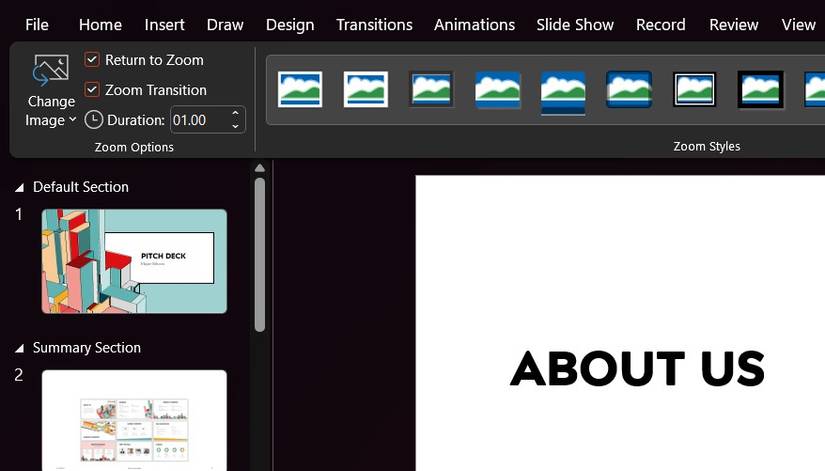 How to Use the Zoom Effect in PowerPoint