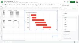 How To Create A Gantt Chart In Google Sheets