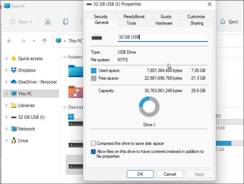 How to Format a USB Drive Into NTFS Format in Windows 11