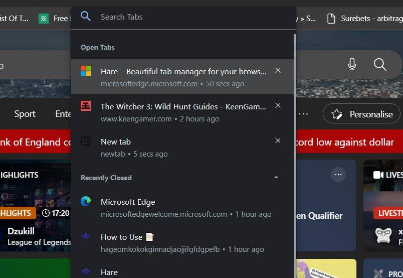 How to Search Open Page Tabs in Chrome, Edge, and Firefox