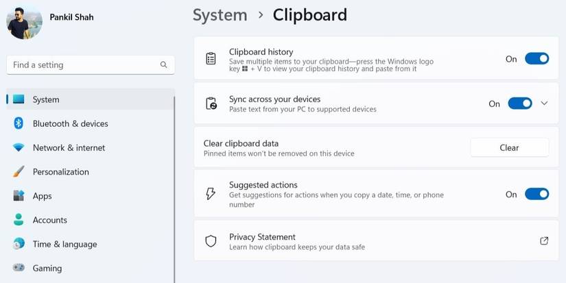 How to Clear the Clipboard History in Windows 11