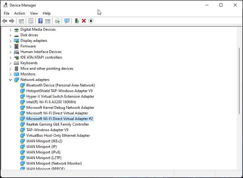 How to Remove and Disable the Microsoft Wi-Fi Direct Virtual Adapter