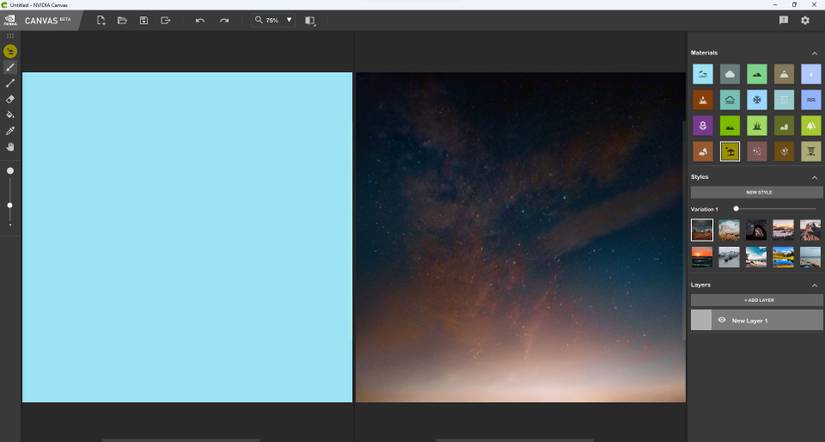 How to Use NVIDIA's Canvas App to Turn Doodles Into Art