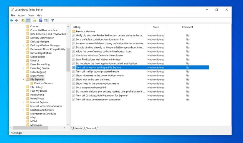 How to Enable or Disable Numerical Sorting in File Explorer for Windows
