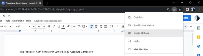 How to Create a QR code for Your Google Docs