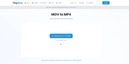Use TinyWow To Convert MOV To MP4 Files With No Upload Limits