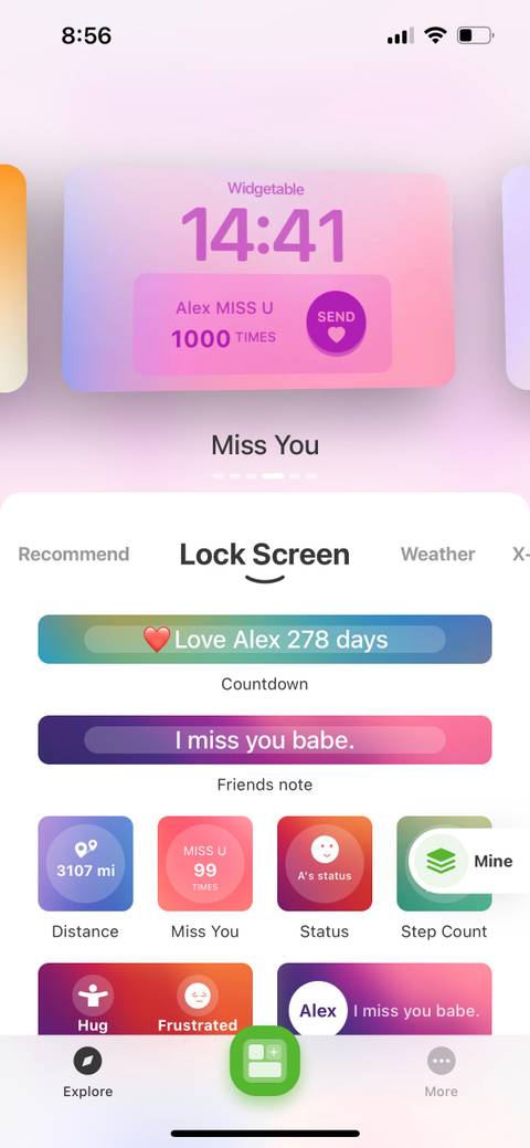 How to Use Widgetable to Set Up Fun Lock Screen Widgets With Your Friends