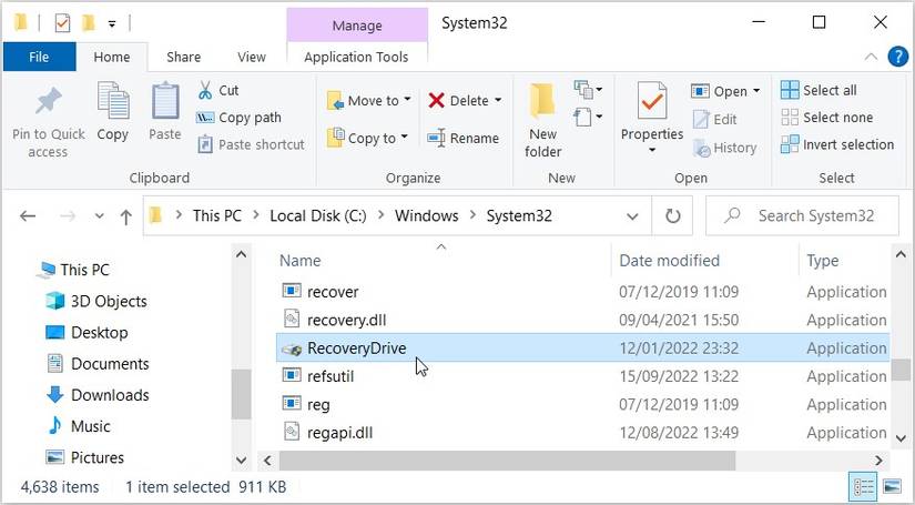 10 Ways to Open the Windows Recovery Drive Tool