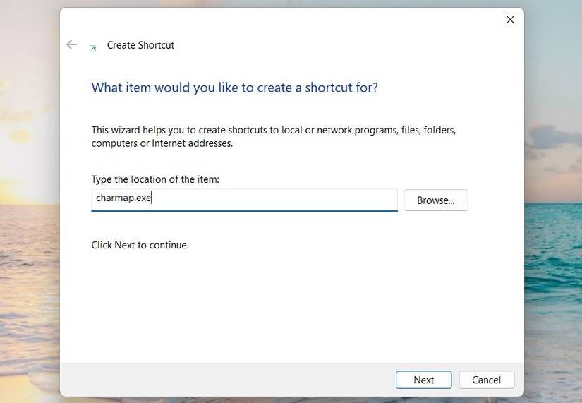 How to Open the Character Map in Windows 11