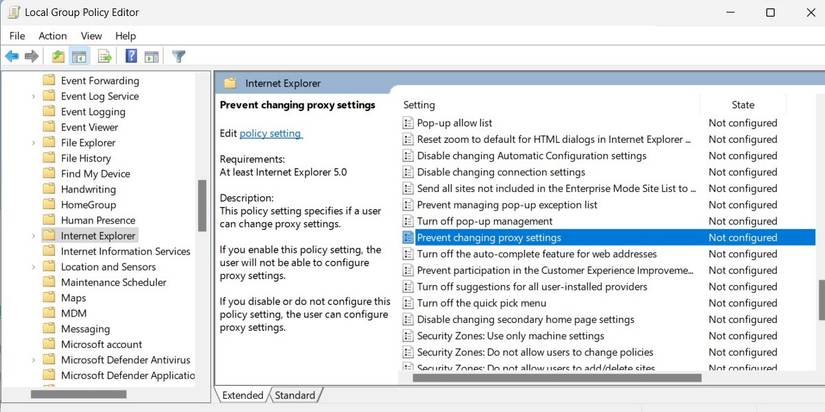 How to Turn Off or Disable the Proxy Settings on Windows 11