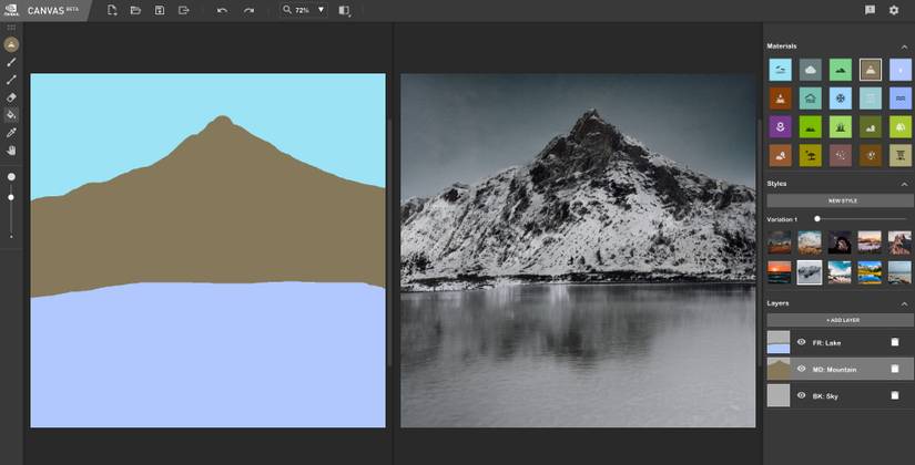 How to Use NVIDIA's Canvas App to Turn Doodles Into Art