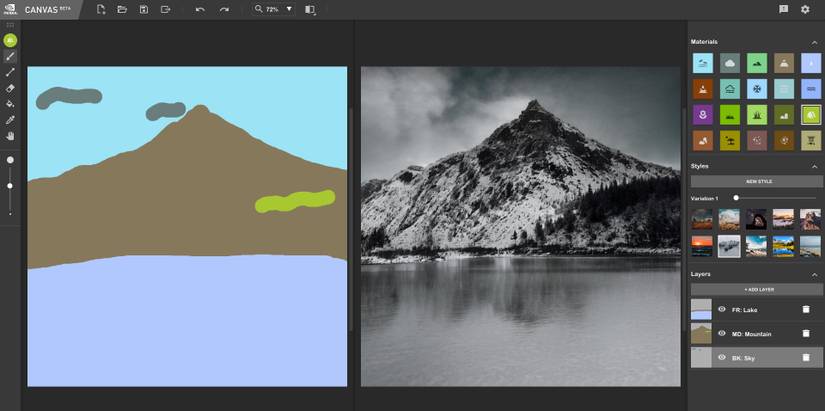 How to Use NVIDIA's Canvas App to Turn Doodles Into Art