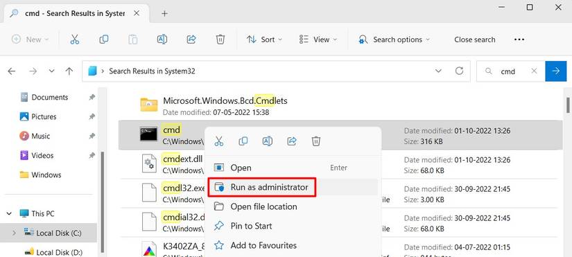 How to Run the Command Prompt as an Administrator in Windows