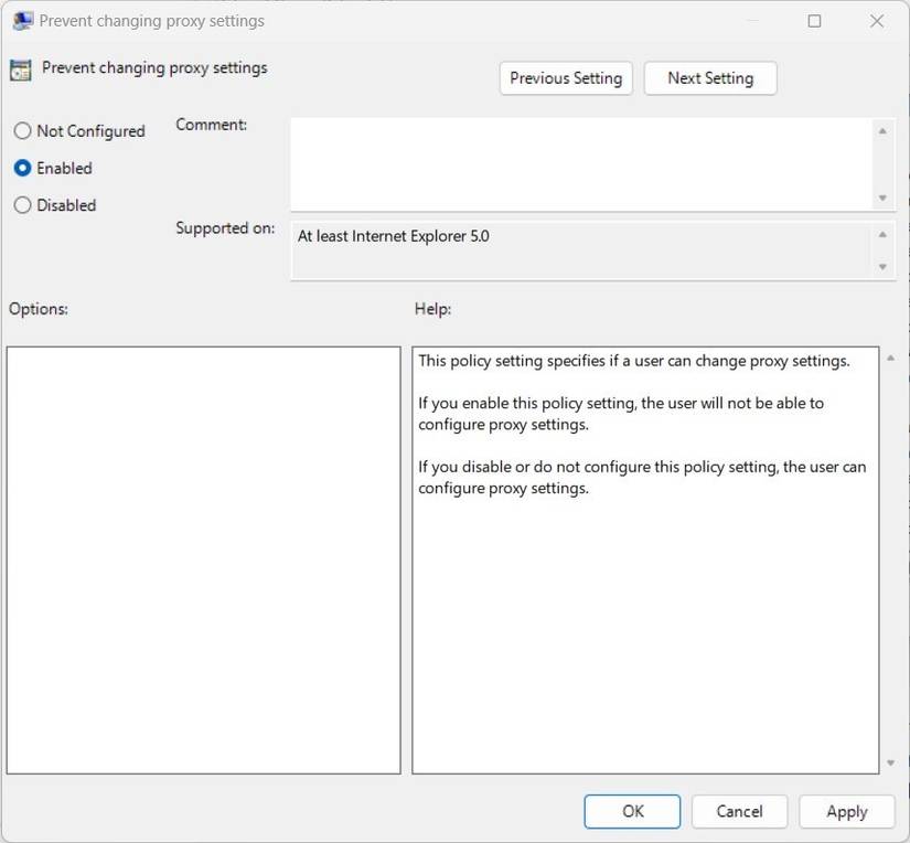 How to Turn Off or Disable the Proxy Settings on Windows 11