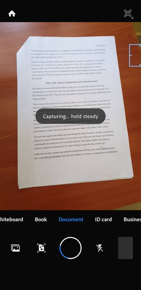 How to Scan Documents Using Adobe Scan