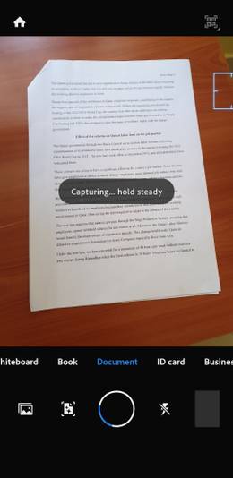 How To Scan Documents Using Adobe Scan