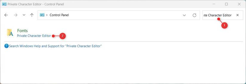 How to Open the Private Character Editor in Windows