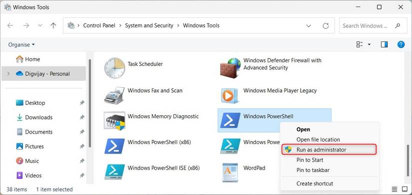 How to Open Windows PowerShell as an Administrator in Windows 11