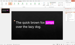 How To Emphasize A Single Word In Your Microsoft PowerPoint Presentation