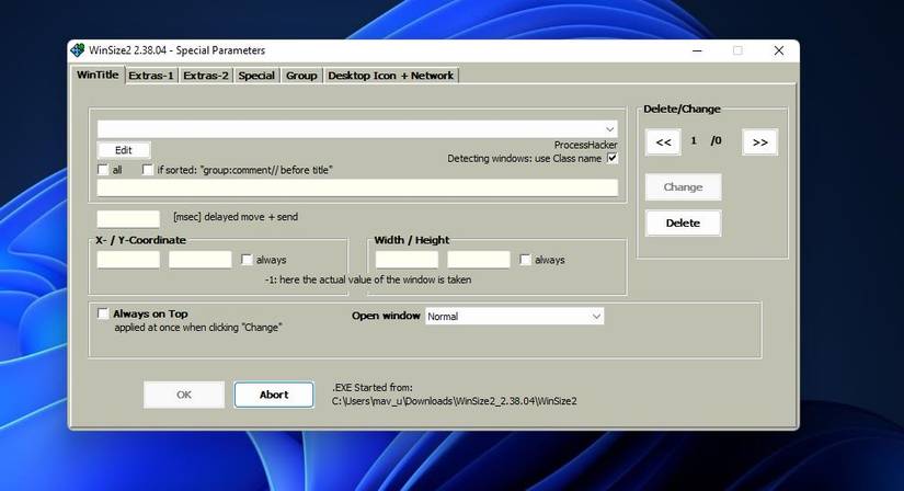 How to Open Programs With Preset Window Sizes in Windows 11