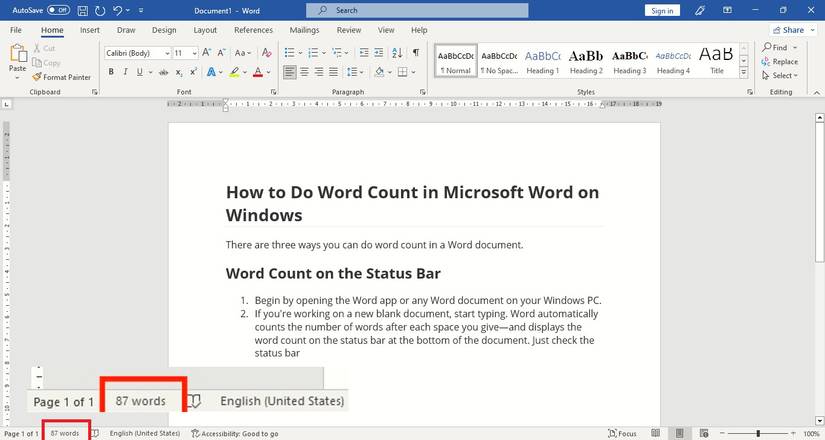 How to Do a Word Count in Microsoft Word
