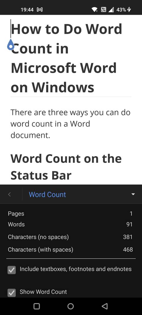 How to Do a Word Count in Microsoft Word