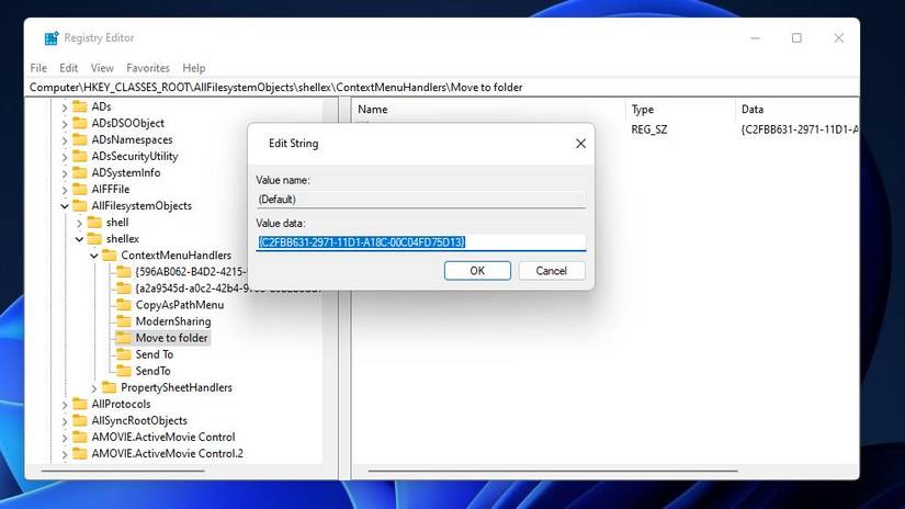 How to Add a Move and Copy to Folder Context Menu Options in Windows 10 & 11