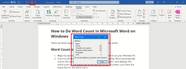C mo Hacer Un Conteo De Palabras En Microsoft Word Noticias Movil C mo Hacer Un Conteo De Palabras En Microsoft Word Noticias Movil