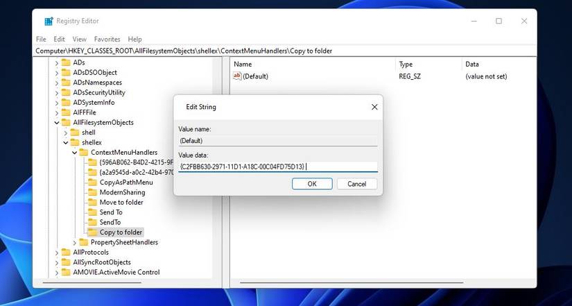 How to Add a Move and Copy to Folder Context Menu Options in Windows 10 & 11