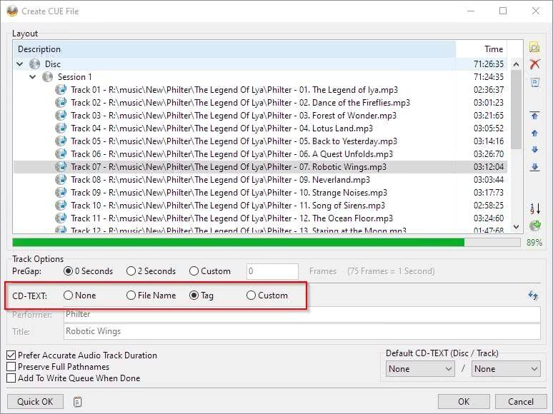How to Turn Your mp3s Into Audio CDs With ImgBurn on Windows