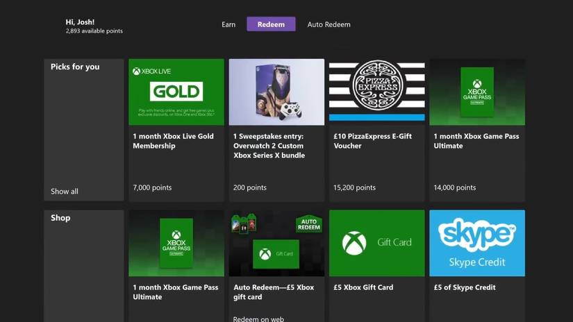 How to Redeem Microsoft Reward Points on the Xbox Series X|S Console