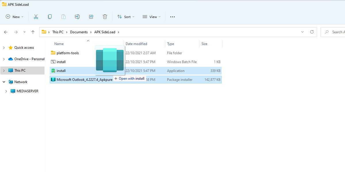 How To Install Android Apks With A Double Click In Windows 11