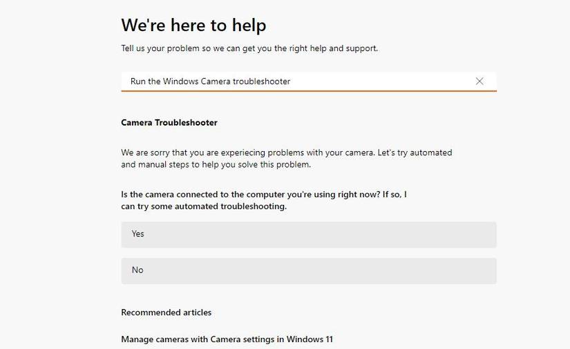 How to Fix the Camera App’s Error 0xA00F425D in Windows 10 & 11