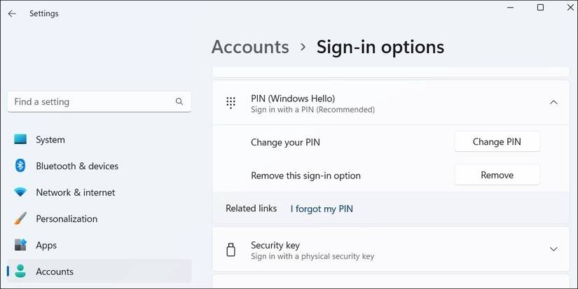 How to Change an Account PIN in Windows
