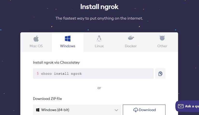 Setting Up ngrok for Local Web Development