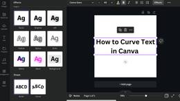 How To Curve Text In Canva