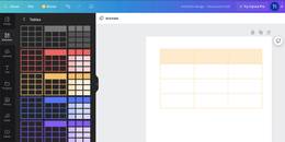 How To Make A Table In Canva