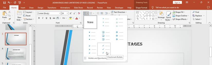 How to Insert a Checkmark and Checkbox in PowerPoint