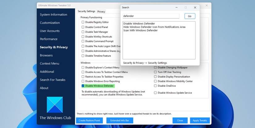 5 Ways to Permanently Disable Microsoft Defender in Windows 11