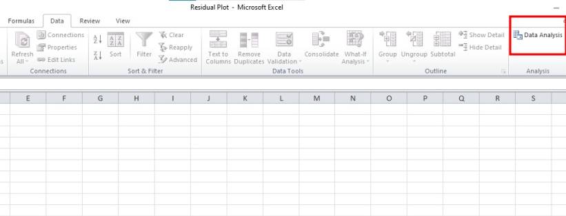 How to Find and Plot Residuals in Excel